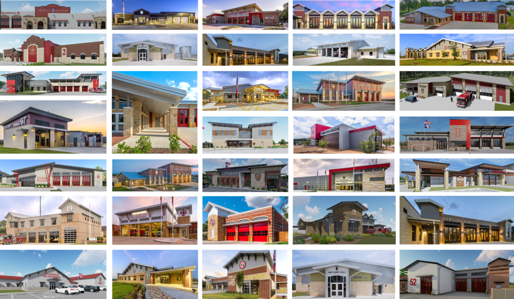 Fire Station Collage - Martinez Architects